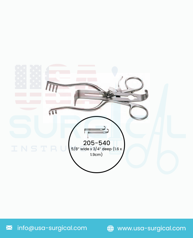 HENLY Retractor, 6 1/2” (16.5cm), Original Pattern - USA Medical ...